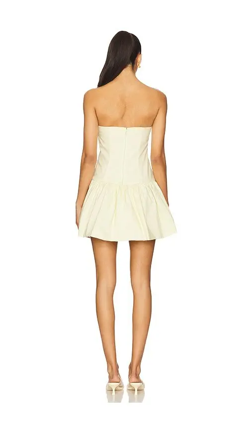 CAMILA COELHO Emmie Mini Dress - Lemon