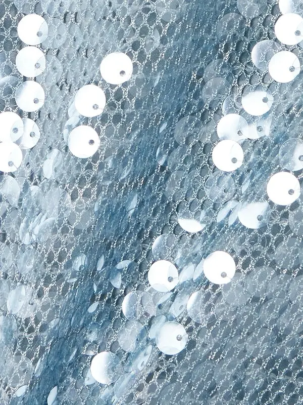 Simkhai Leilani Strapless Sequined Crepe Gown - Blue