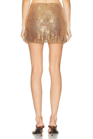 Retrofete Pax Embellished Skirt - Ecru