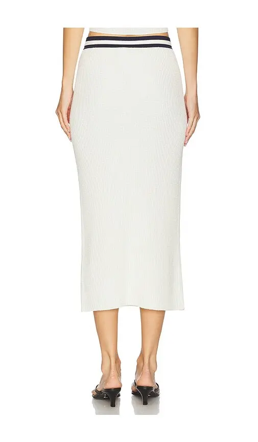 Simkhai Page Midi Skirt In Ribbed Knit