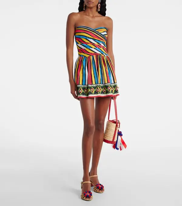 Dolce & Gabbana Striped Minidress