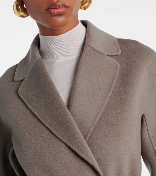 Max Mara Esturia Virgin Wool Coat - Grey