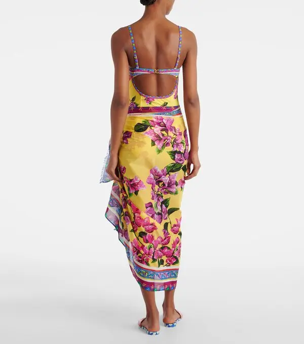 Dolce & Gabbana Floral Cotton Cover-up - Multicoloured