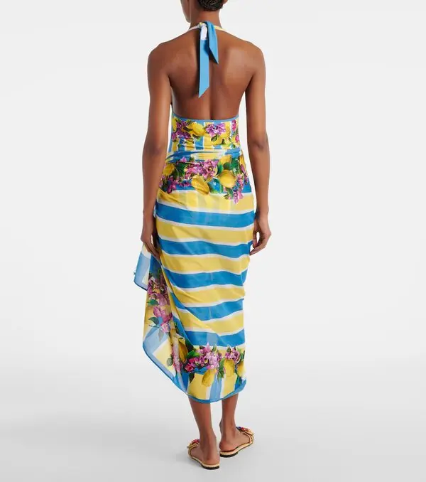 Dolce & Gabbana Floral Cotton Cover-up - Multicoloured
