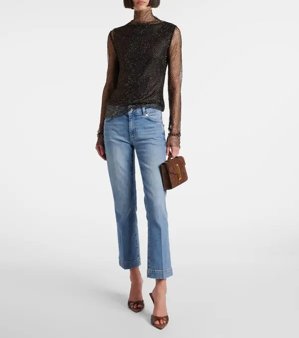 Sportmax Cropped Bootcut Jeans