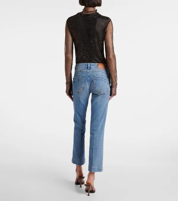 Sportmax Cropped Bootcut Jeans