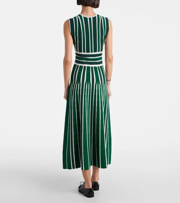 Max Mara Striped Maxi Dress