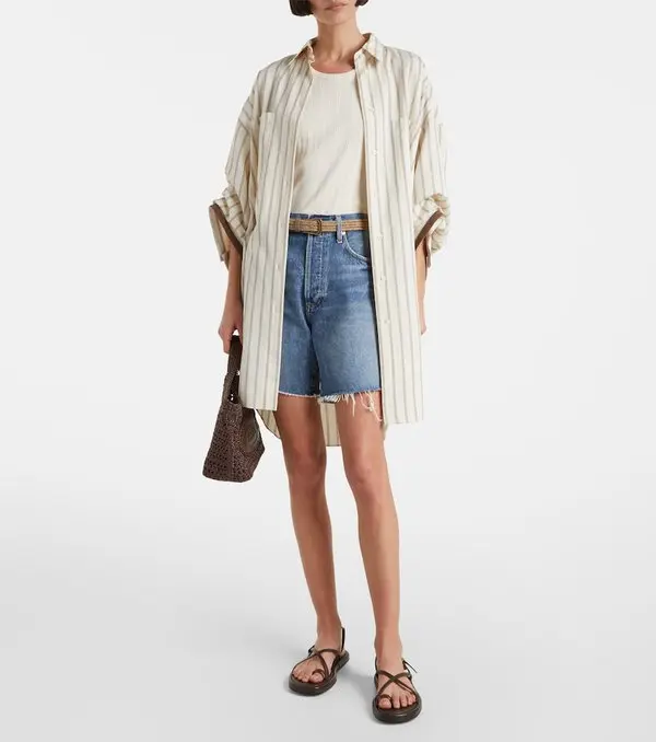 Citizens Of Humanity Marlow Long Denim Shorts