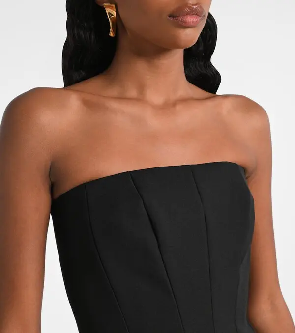 Max Mara Betel Strapless Mini Dress