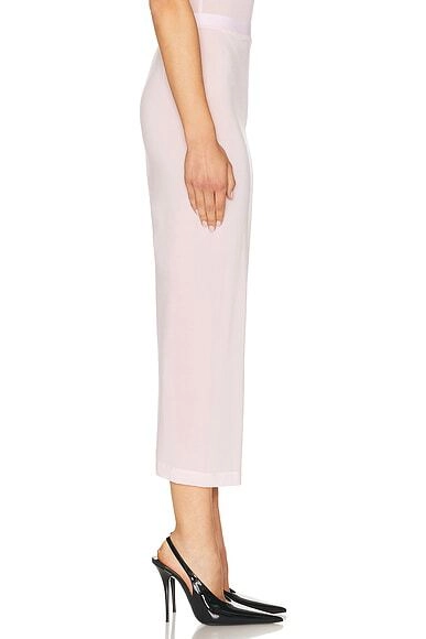 Wardrobe.NYC Sheer Tube Skirt - Blush