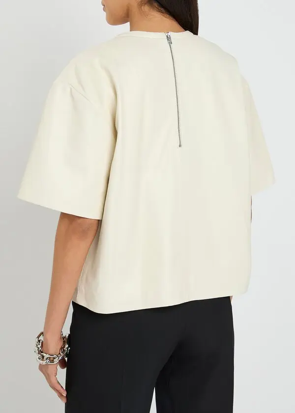 ARMA Sira Leather T-shirt - Ecru
