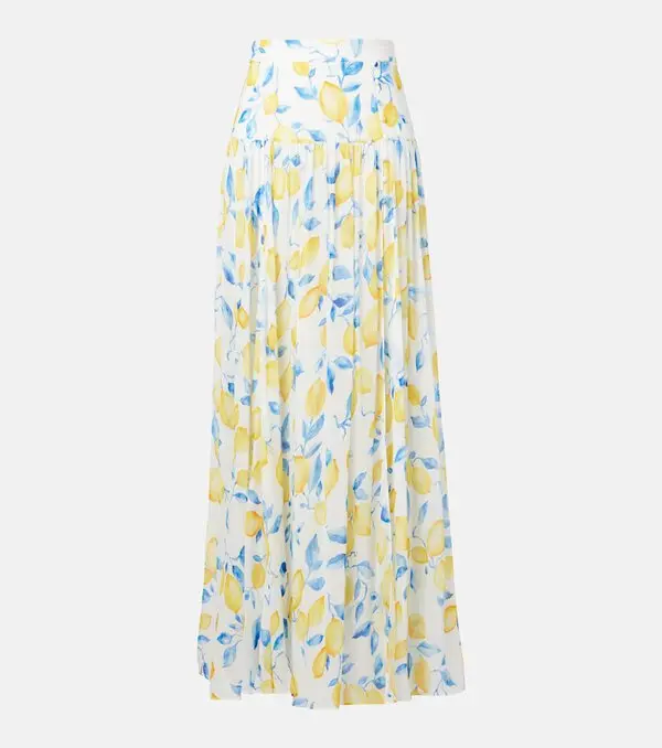 ALEXANDRA MIRO Jamie Sheer Maxi Skirt