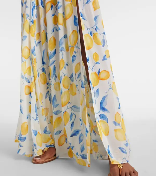 ALEXANDRA MIRO Jamie Sheer Maxi Skirt