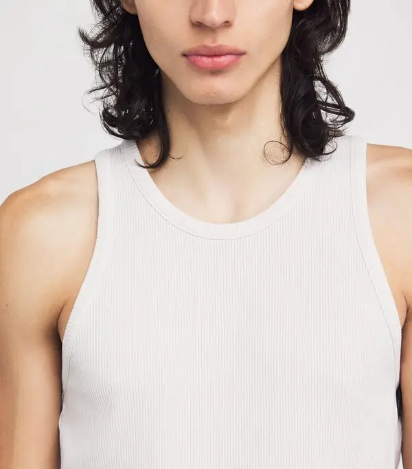 AGOLDE Ribbed Viggo Tank Top - Grey