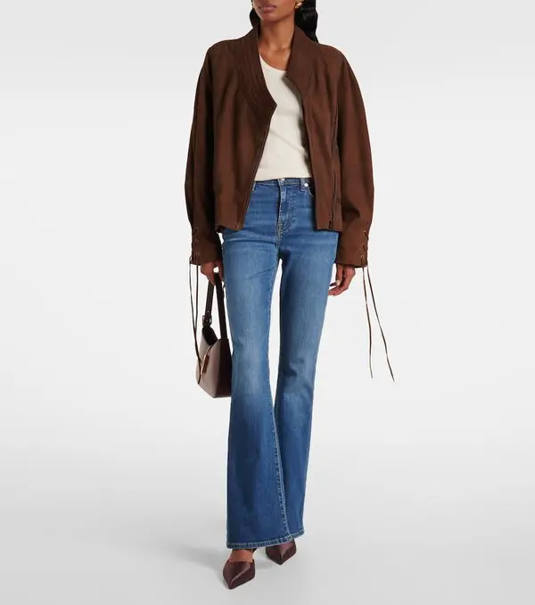 7 For All Mankind Mid-rise Flare Jeans