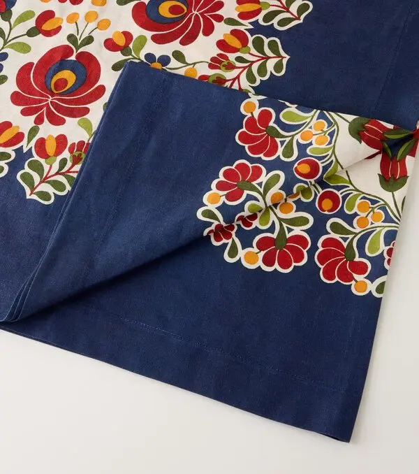 La DoubleJ Windflower Placee Linen Tablecloth