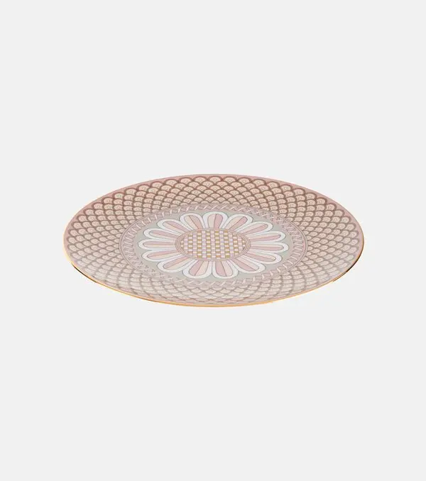 La DoubleJ Porcelain Platter - Multicoloured