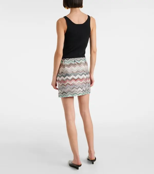 Missoni Zigzag Print Miniskirt