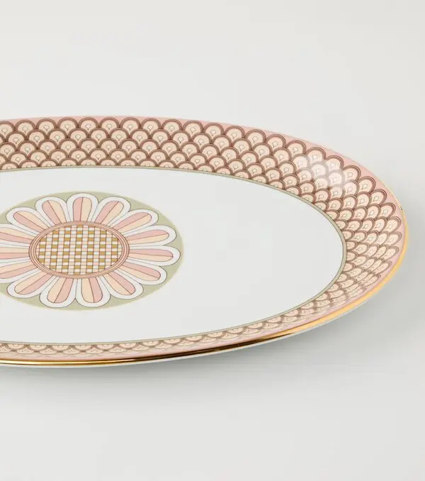 La DoubleJ Odysseus Porcelain Platter - Multicoloured