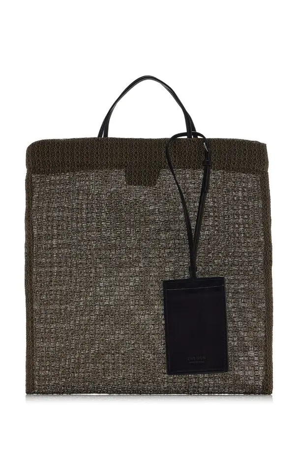 THE ROW Barn Woven Mini Tote Bag - Blue