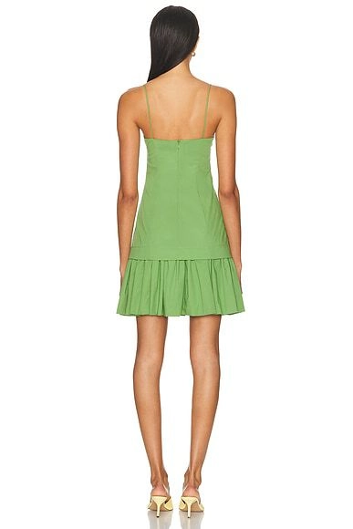 Staud Ari Mini Dress - Leaf