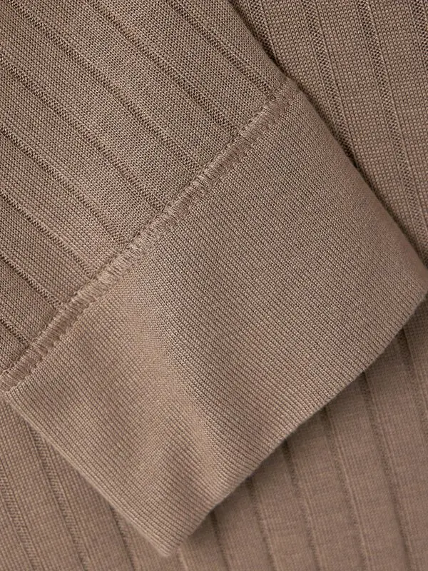 THE ROW Keya Ribbed-knit Sweater