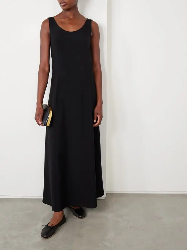 THE ROW Teza Wool Maxi Dress