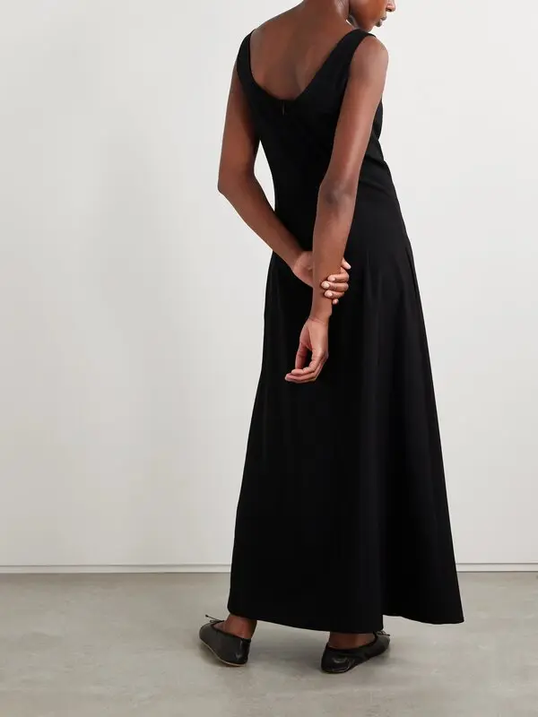 THE ROW Teza Wool Maxi Dress