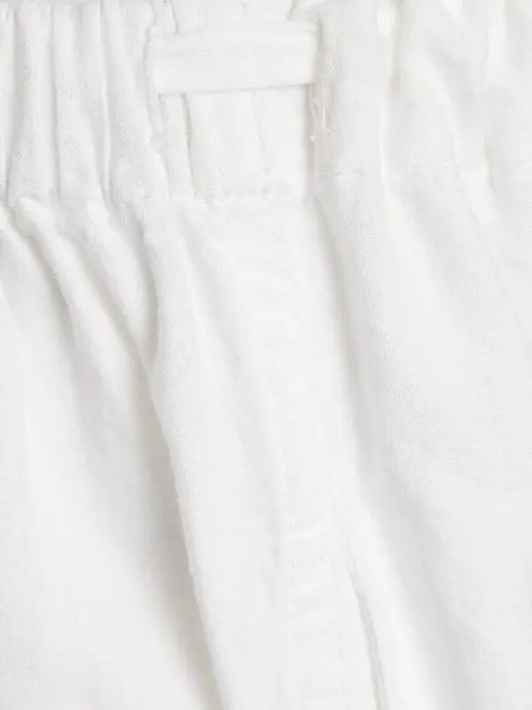 THE ROW Enea Cotton Wide-leg Pants - Neutrals