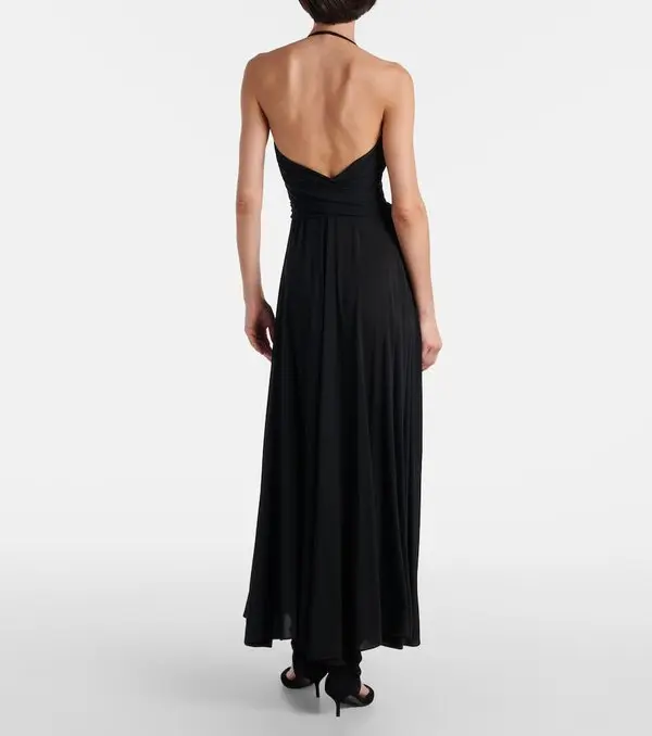 Alaïa Draped Maxi Dress