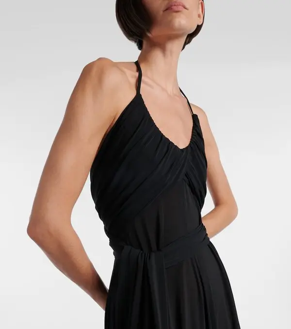 Alaïa Draped Maxi Dress