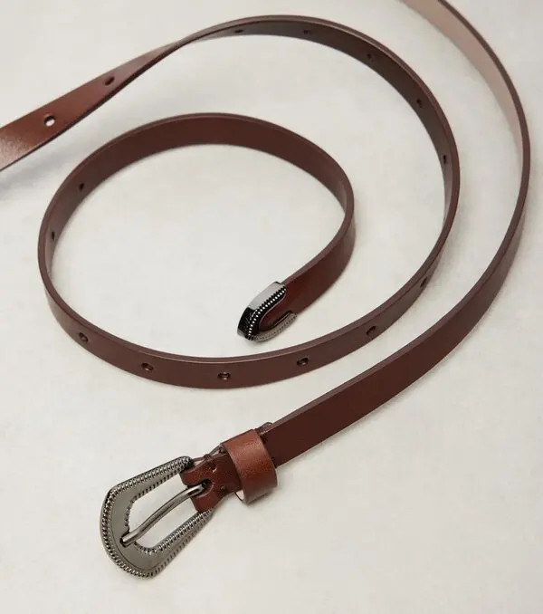 Brunello Cucinelli Leather Belt - Brown