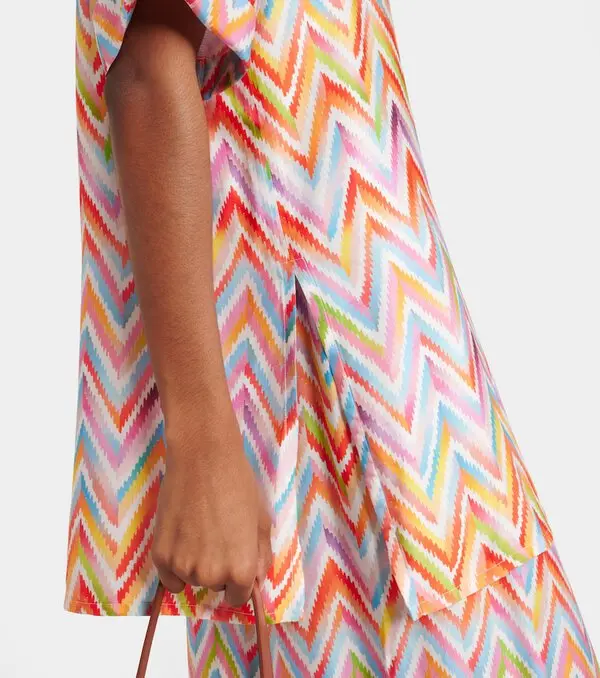 Missoni Zigzag Print Oversized Shirt