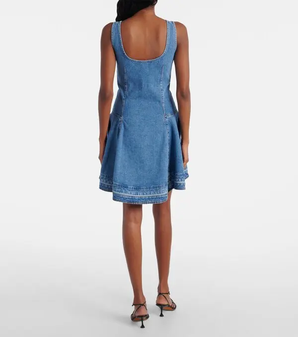 Simkhai Eleodra Denim Mini Dress