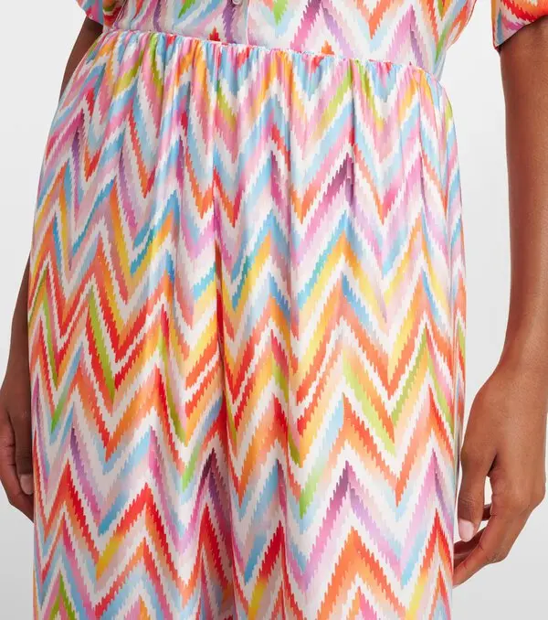 Missoni Zigzag Wide-leg Trousers