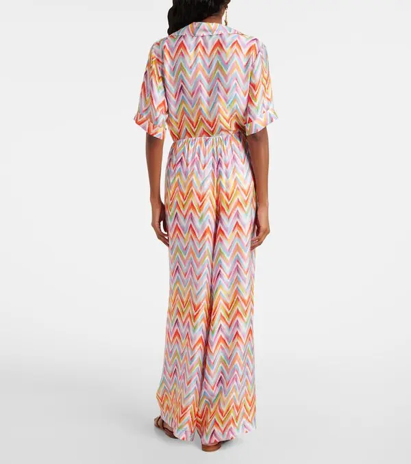Missoni Zigzag Wide-leg Trousers