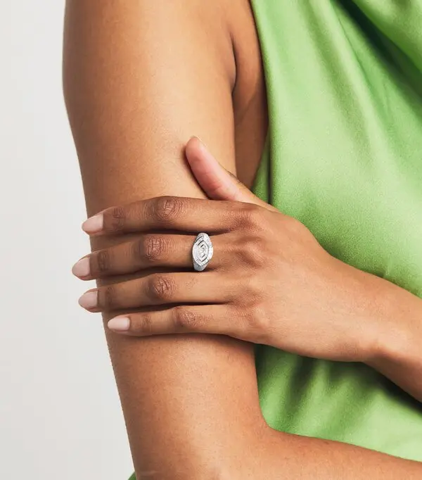 Shay Diamond And Gold Evil Eye Ring