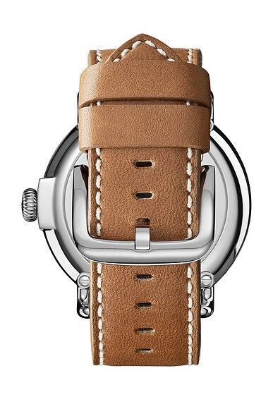 Shinola Runwell 47mm Stainless Steel Watch With Leather Band - Green