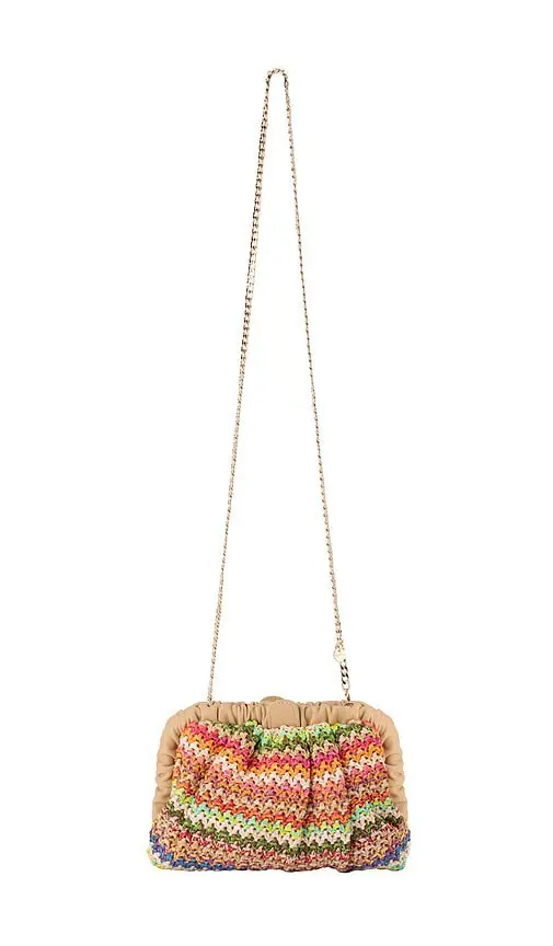 OLGA BERG Amalia Petite Gathered Clutch