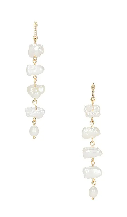 LOVERS AND FRIENDS Mabel Earrings - Ivory