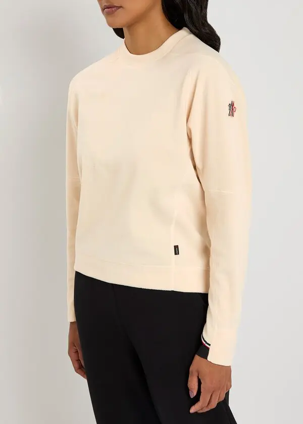 Moncler Fleece Sweatshirt With Embroidered Logo