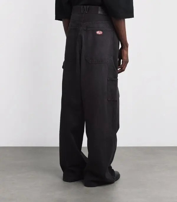 WILLY CHAVARRIA Wide Leg Carpenter Jeans