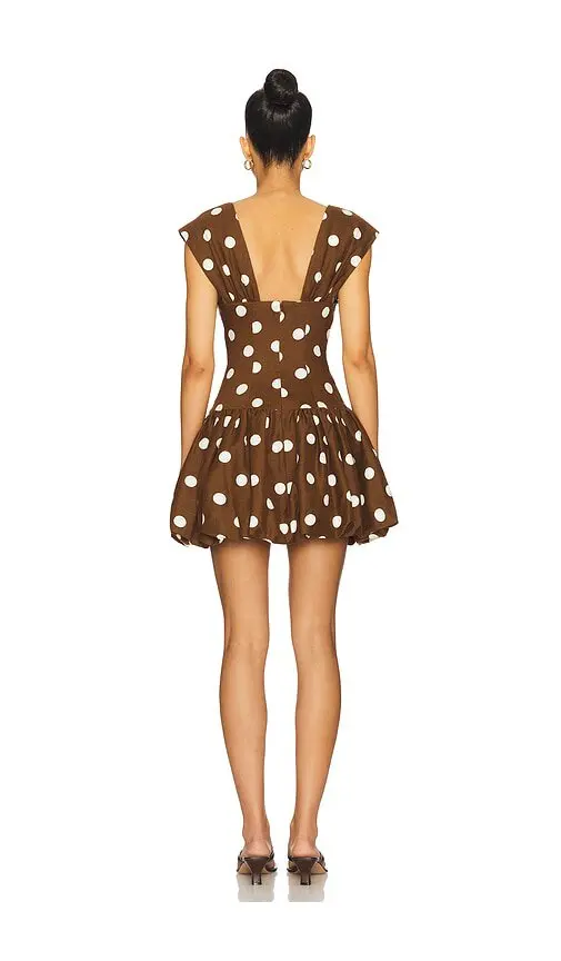 Majorelle Dot Mini Dress