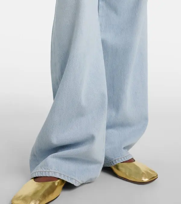 Citizens Of Humanity Brynn Low-rise Wide-leg Jeans - Blue