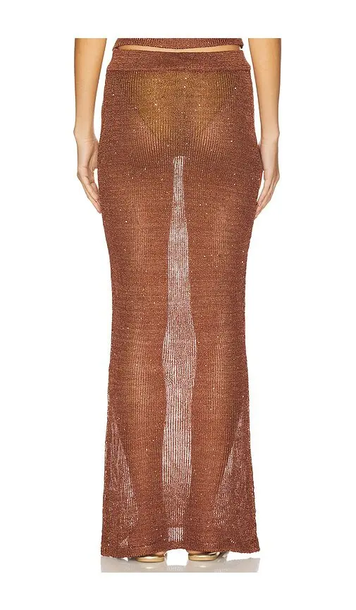 Superdown Miranda Maxi Skirt - Chocolate