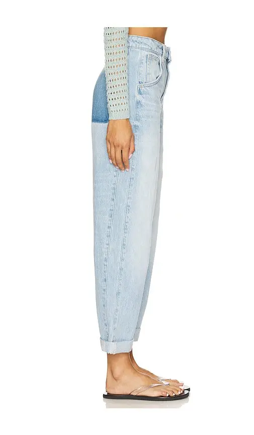 SEVENTY + MOCHI Turn Up Bo Wide Leg Jeans