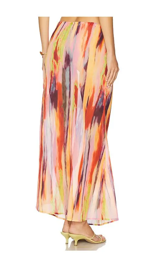 SNDYS. St. Barts Maxi Skirt - Peach