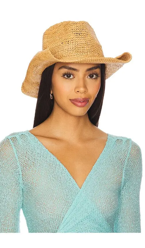 NIKKI BEACH Diano Cowboy Hat - Brown
