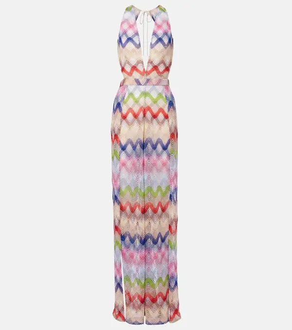 Missoni Zigzag Lame Jumpsuit - Multicoloured