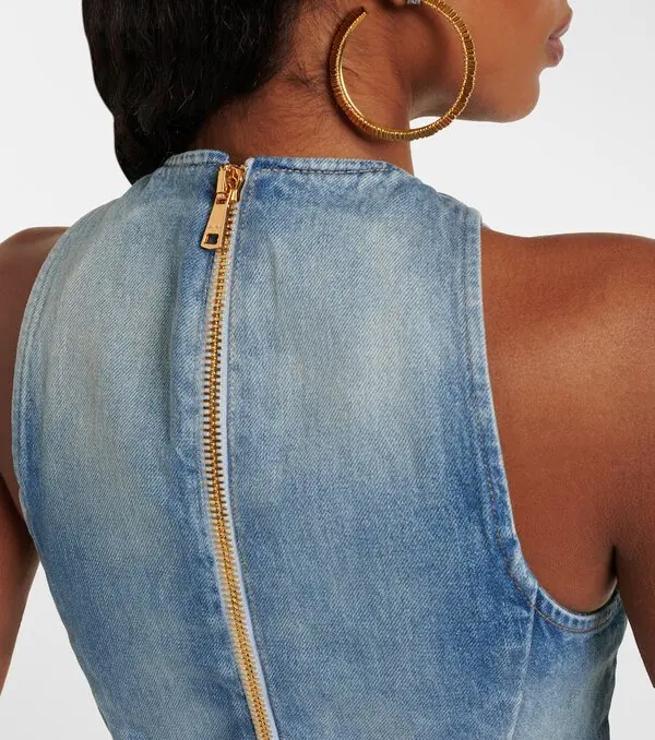 Balmain Denim Minidress